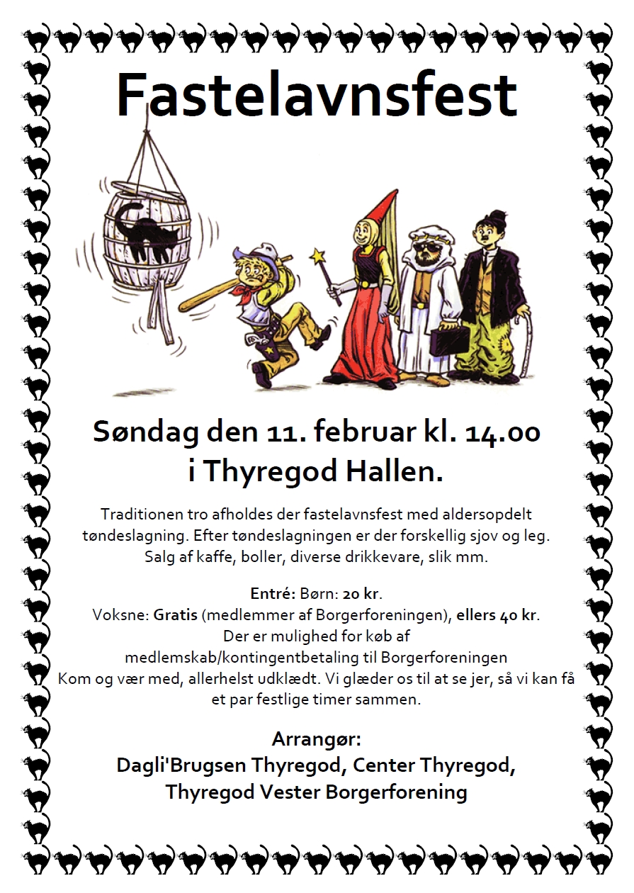 Fastelavnsfest i Thyregod